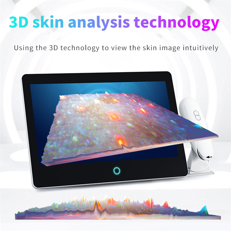 3d Facial Skin Analyzer Machine Digital Intelligent Lcd Magnifier ...