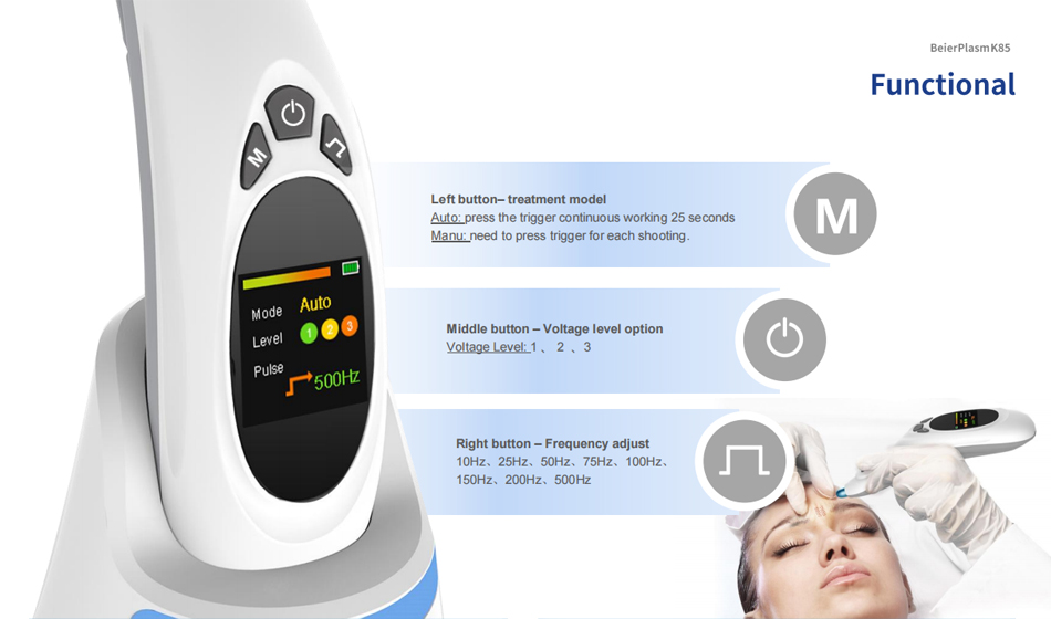 Fibroblast K85 Plasma Pen Lifting Neck Tightening Skin Removing Mole ...